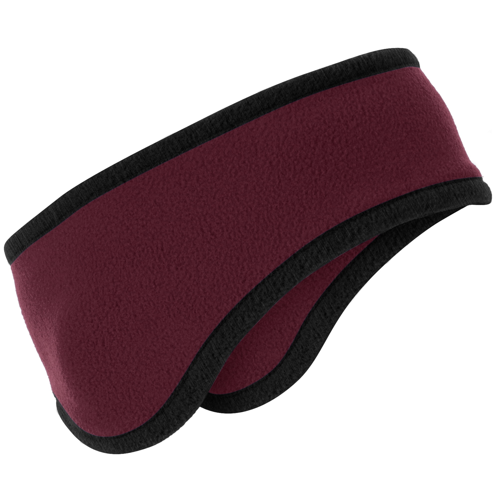 Womens Two-Color Lightweight Warm Solid Fleece Polyester Headband ...