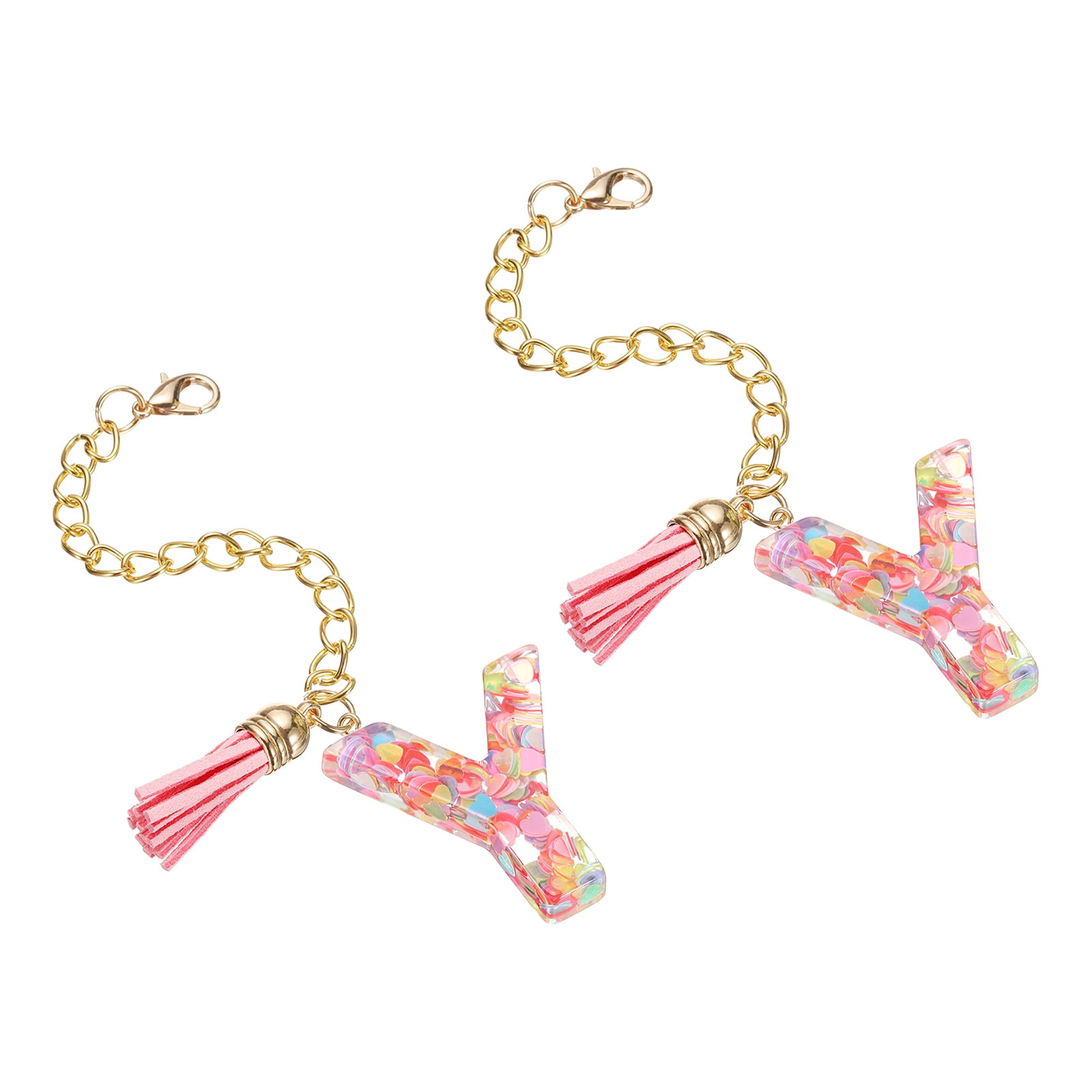 Accesorios de encanto de letras de 2 piezas para taza de tumbler ...