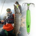 12 Needle Glow Squid Hook Night Fishing Gear Stainless Construction ...