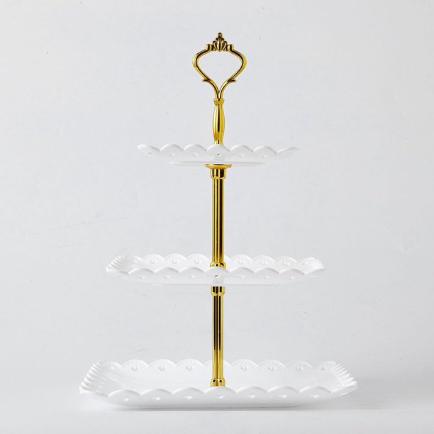 Three-Tier Cake Tray Afternoon Tea Dessert Tray Party Cake Tray ...
