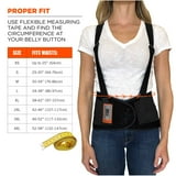 Ergodyne ProFlex® 100 Economy Spandex Back Support Brace, Black, M ...