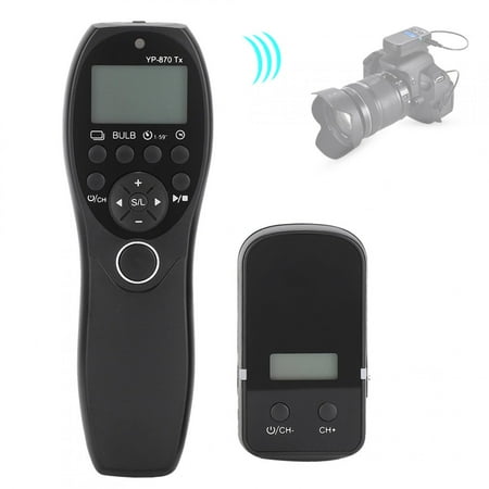 Tbest YouPro YP-870/S2 Ⅱ Wireless Timing Shutter Remote Control With LCD Display Screen For ...