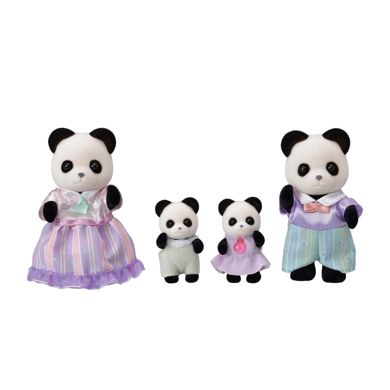 Click here for Calico Critters Pookie Panda Family  Set Of 4 Coll... prices