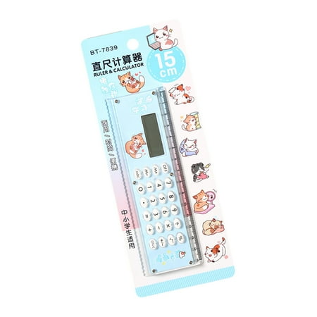 Small Calculator Portable Calculator Ruler Calculator Small Calculator ...