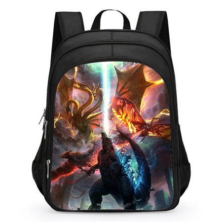 Godzilla Print School Bag Kids Waterproof Backpack | Walmart Canada