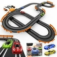 Wupuaait Electric Race Track Set, 4 High-Speed Slot Cars, Dual Racing ...