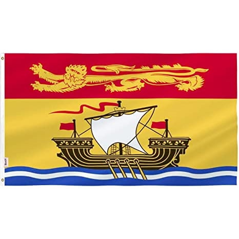 Click here for Canada New Brunswick Provincial Flag (3 By 5 Feet)... prices