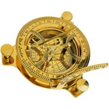 5" Sundial Compass Solid Brass Sun Dial - Walmart.com
