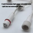 Lerpwige Sturdy PVC Double Output Extension Cord Y-Splitter for Efy ...