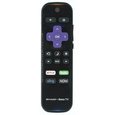 Sharp Roku LC-RCRUDUS-20 Original Smart TV Remote Control - Walmart.com