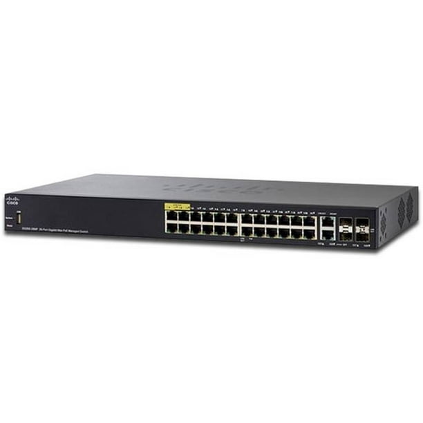 Switch Cisco Gigabit Ethernet SG350-28P PoE 180W con 24 Puertos Cisco SG350-28P-K9-NA | Bodega ...