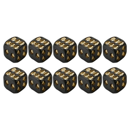 Agiferg Skeleton Dice Scary Novelty Decorative Ornament 6 Sided Dice ...