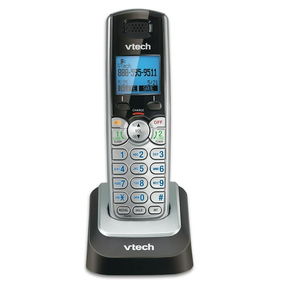 V-Tech 5-Handset Cordless Phone, Super Long Range, Bluetooth, Smart ...