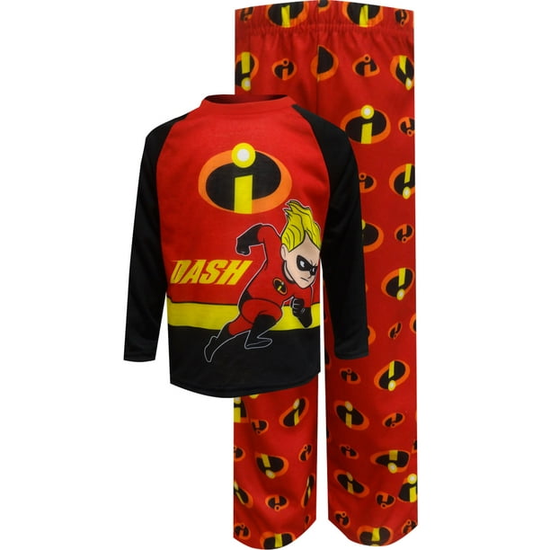 Disney 2T-4T The Incredibles 2-Piece Pajama Set(Red 2T) - Walmart.com