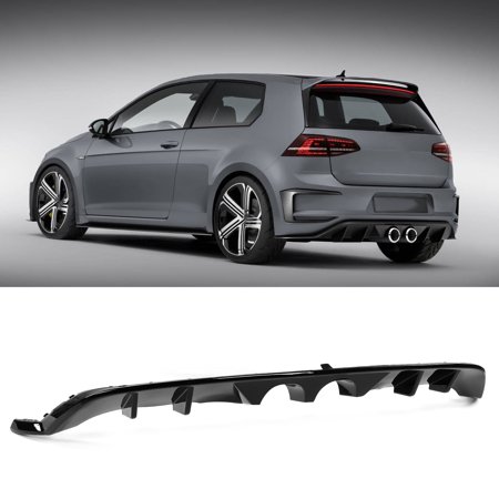 ANGGREK Bumper Diffuser Replacement,Gloss Black For R400 Rear Bumper ...