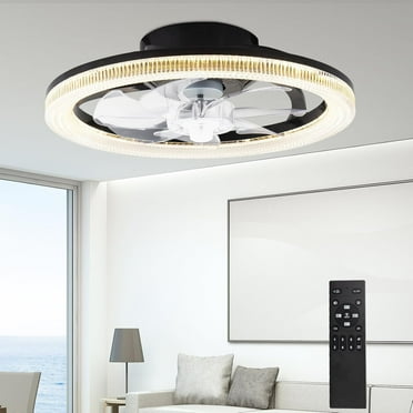 Artika Austin 23" LED Chandelier Ceiling Fan Fandelier, Black - Walmart.com