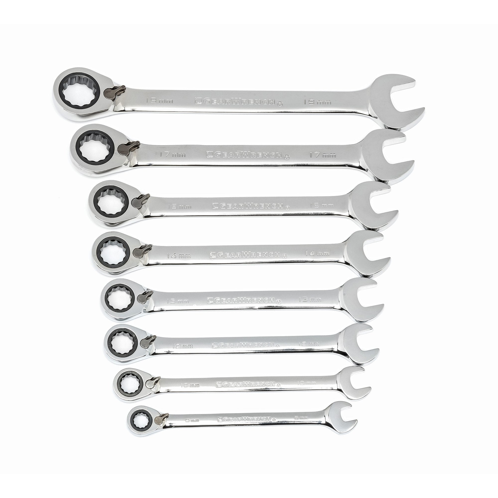 Click here for Gearwrench 8 Pc. 12 Pt. Reversible Ratcheting Comb... prices