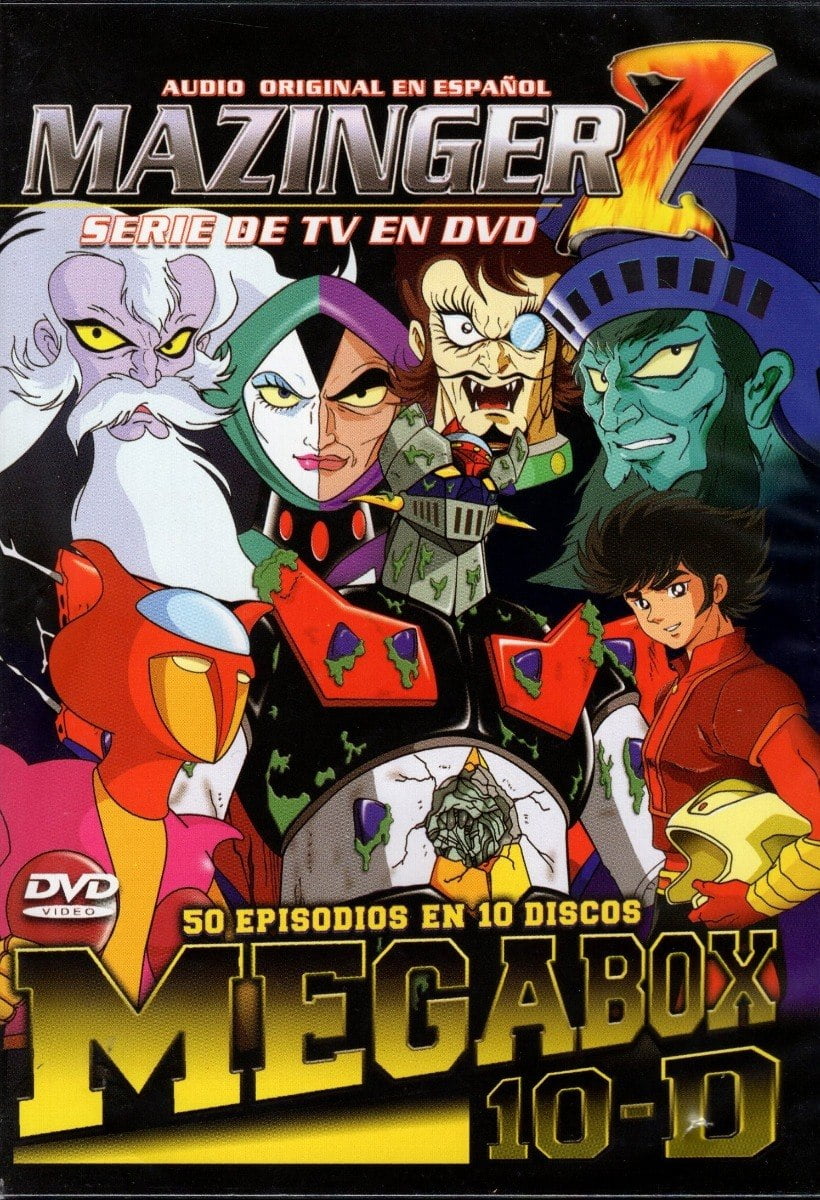 Mazinger Z Serie Megabox 10 Discos Dvd SERIE TV DVD | Walmart en línea
