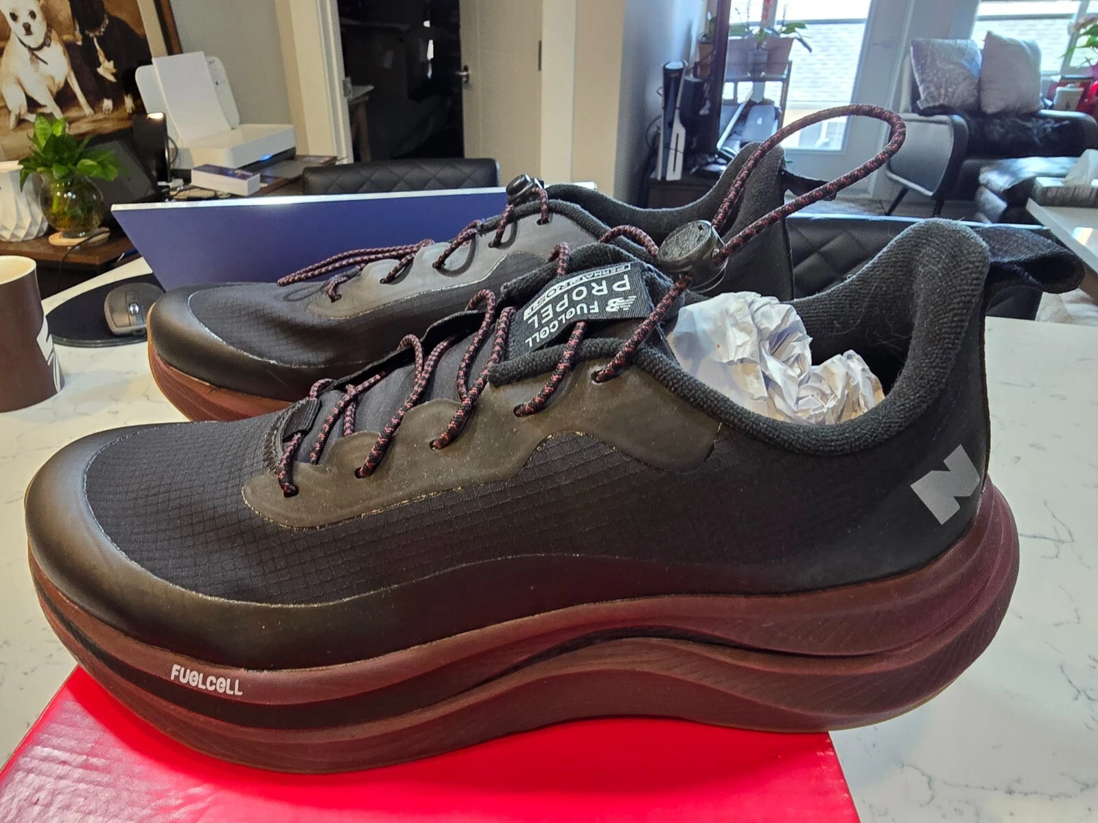 New Balance Men 10 FuelCell Propel V4 Running Shoes PERMAFROST TRAIL ...