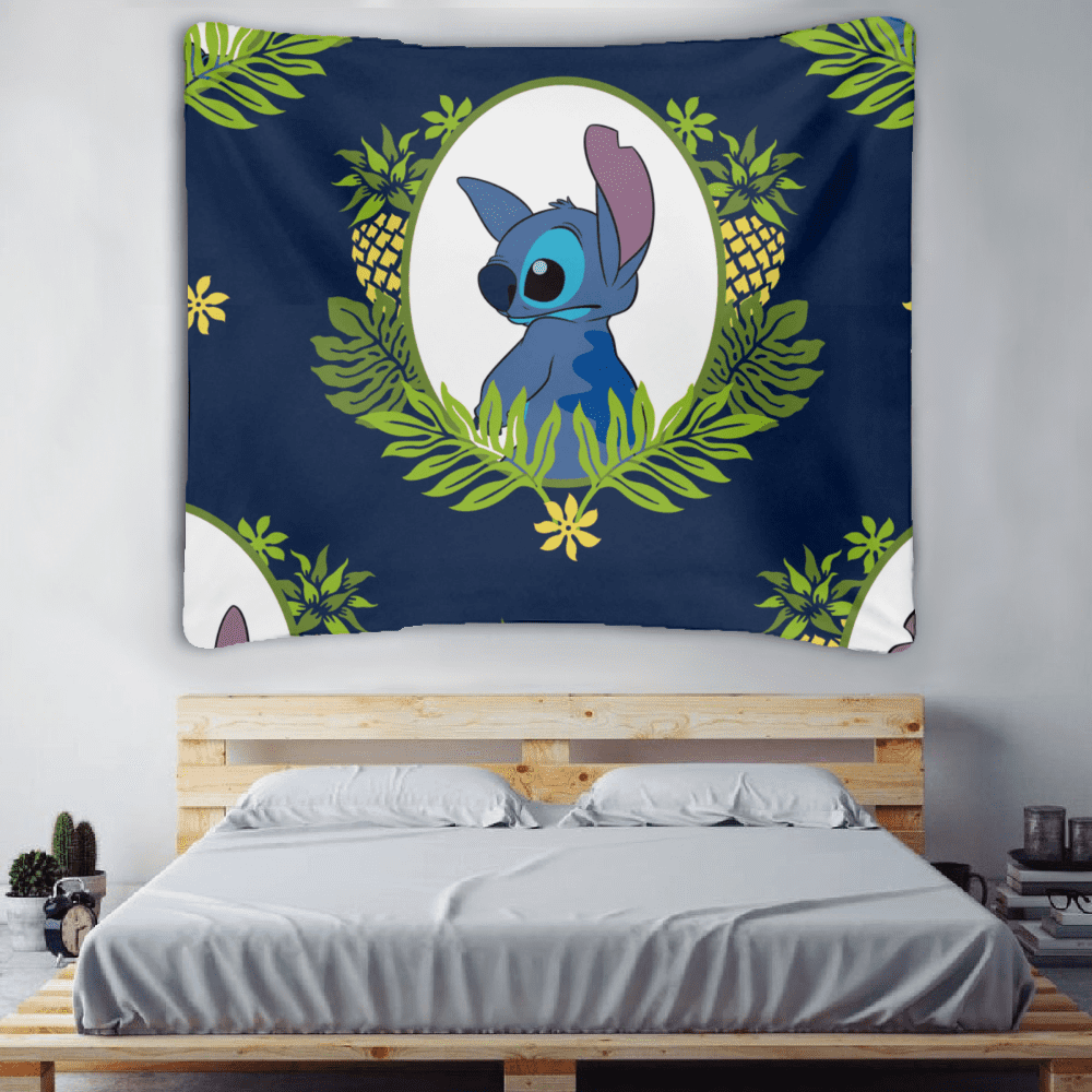 Stitch Hanging Backdrops Serviceable Funny Cartoon Background Banner ...