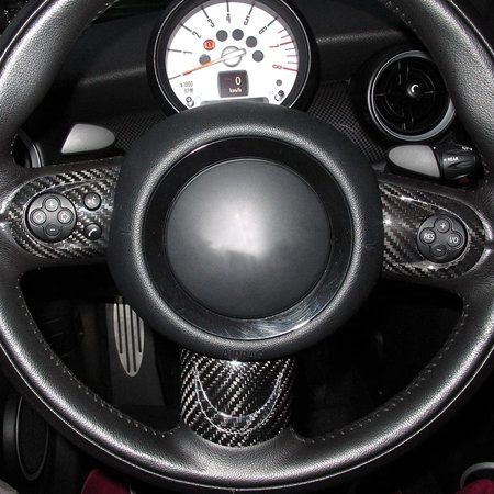 Yasor Carbon Steering Wheel Cover Trim Stick Steering Wheel Instrument ...