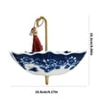 Elegant Umbrella Shape Ceramic Tea Strainer With Copper Handle For ...