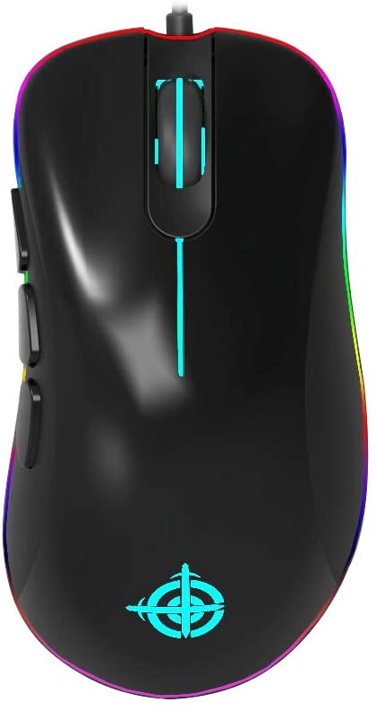 Magic-Refiner Magic-Refiner MG10 USB Wired Gaming Mouse RGB Light ...