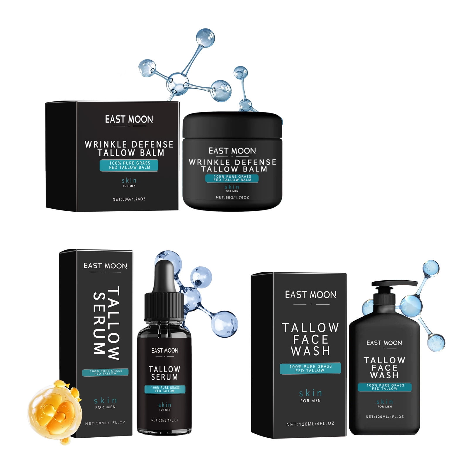 Forge Anti-Wrinkle Tallow Cream Forge Cleanser Forge Anti-Wrinkle Serum ...