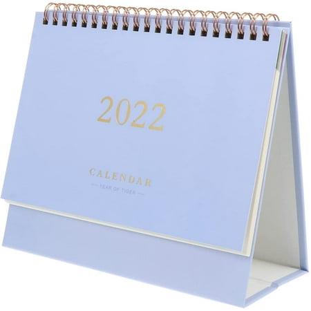 2022 Desk Calendar Monthly Stand Up Calendar Standing Flip Calendar ...