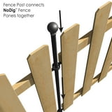 Yardlink Cedar Wood Fence Panel, 34 inch H x 47 inch W - Walmart.com