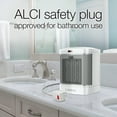 Lasko 1500W Indoor Portable Bathroom Space Heater with ALCI Safety Plug ...