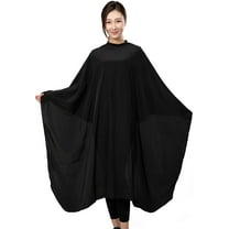 Perfehair Salon Client Gown Robes Cape, Hair Salon Smock for Clients, Kimono Style, Black ...