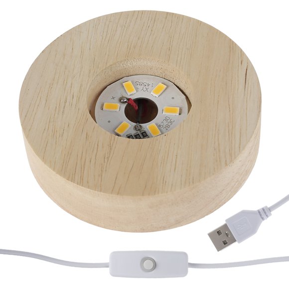 Led Light Base For 3d Crystal