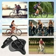 Slsy Oversized Bike Seat with Backrest, Comfortable 13" x 11.8 ...