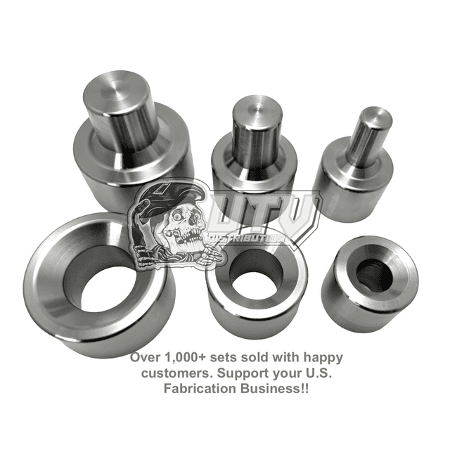 Dimple Die Set 3 Piece Set 1/2" 3/4" 1" metal fabrication tools hole ...