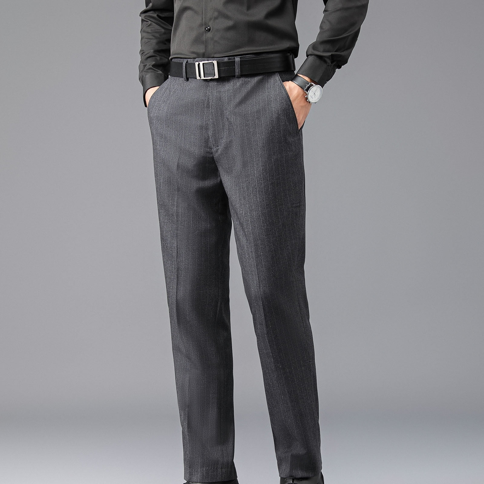 Click here for Meichang Mens Dress Pants Classic Stripes Chino Pa... prices