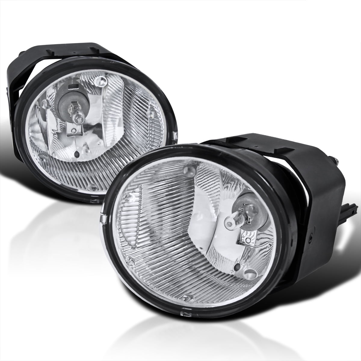 Spec-D Tuning Clear Lens Fog Lights + H3 Bulbs Included Compatible with ...