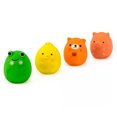 Chiwava Nontoxic Latex Puppy Toys 4-Pack, Funny Animal Designs for ...
