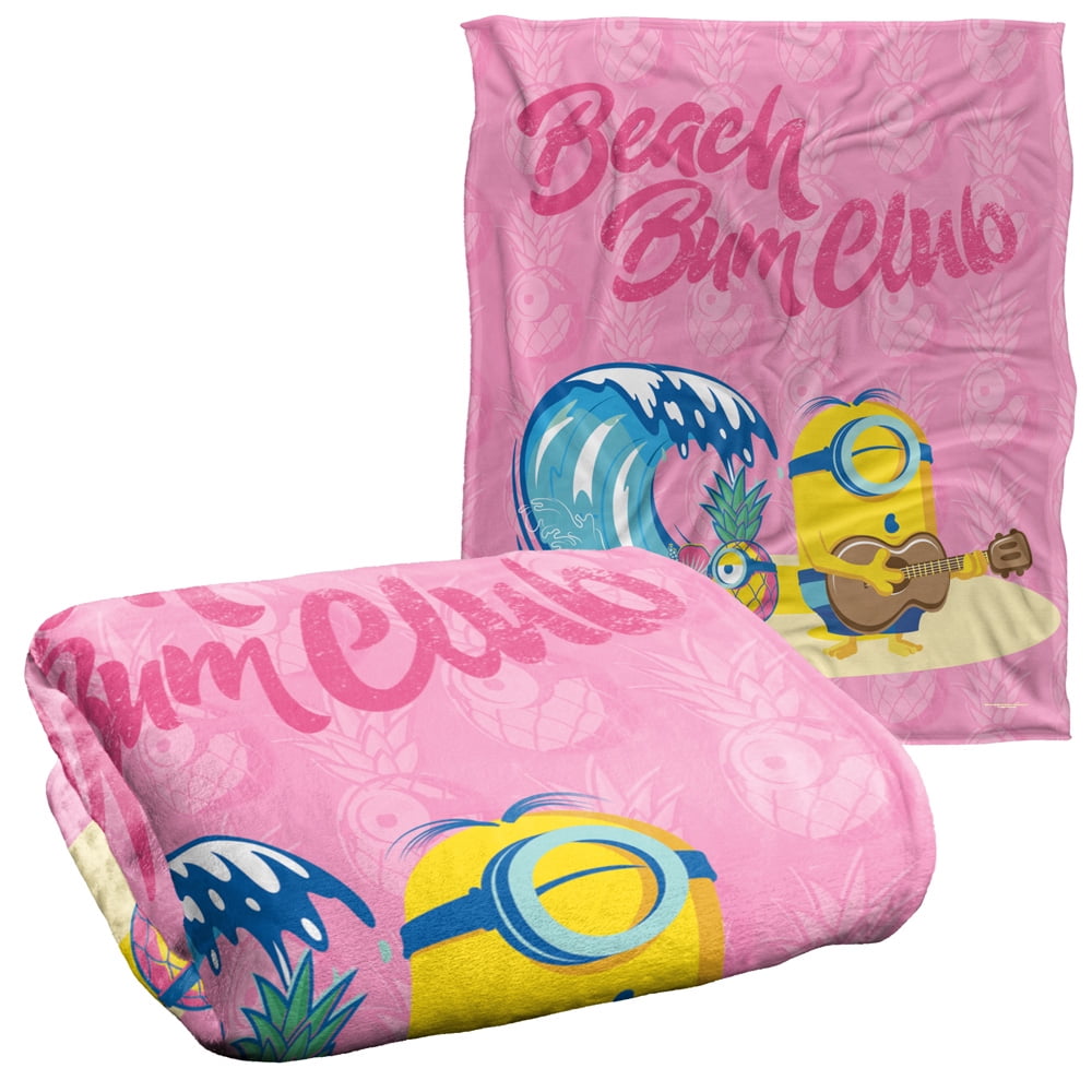Minions Beach Bum Stuart Silky Touch Super Soft Throw Blanket 50' x 60' - Walmart.com