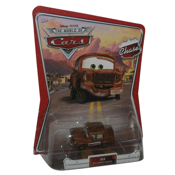 Disney Pixar World of Cars Fred Bumper Stickers Chase Piece Toy No. 67 ...