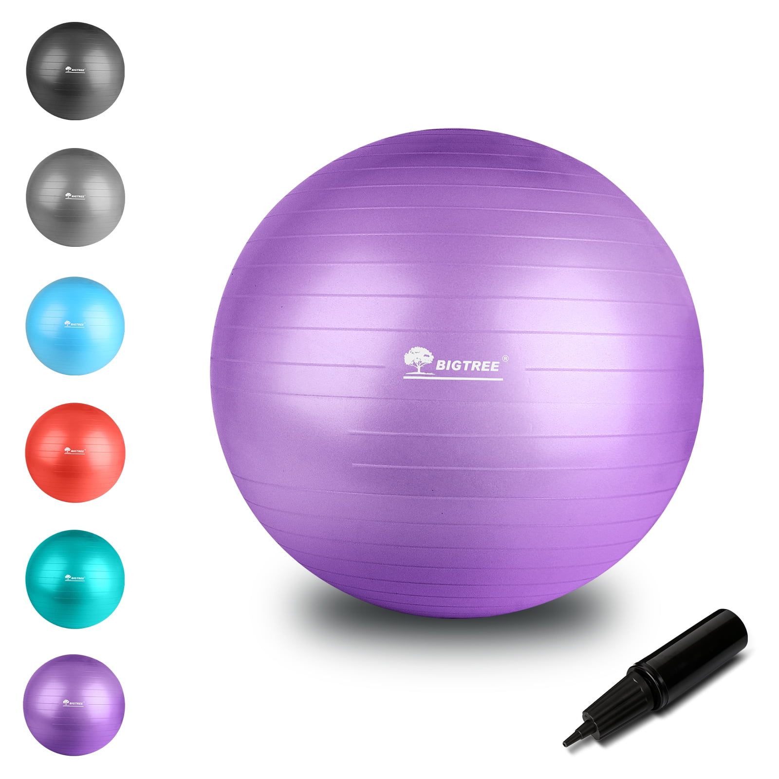 Purple Yoga Ball 55 Small - Walmart.com