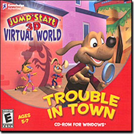 Knowledge Adventure 83984 JumpStart 3D Virtual World: Trouble in Town ...