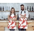 Lobsters Aprons Red Nautical Decorative Crayfish Seafood Resistant Chef ...
