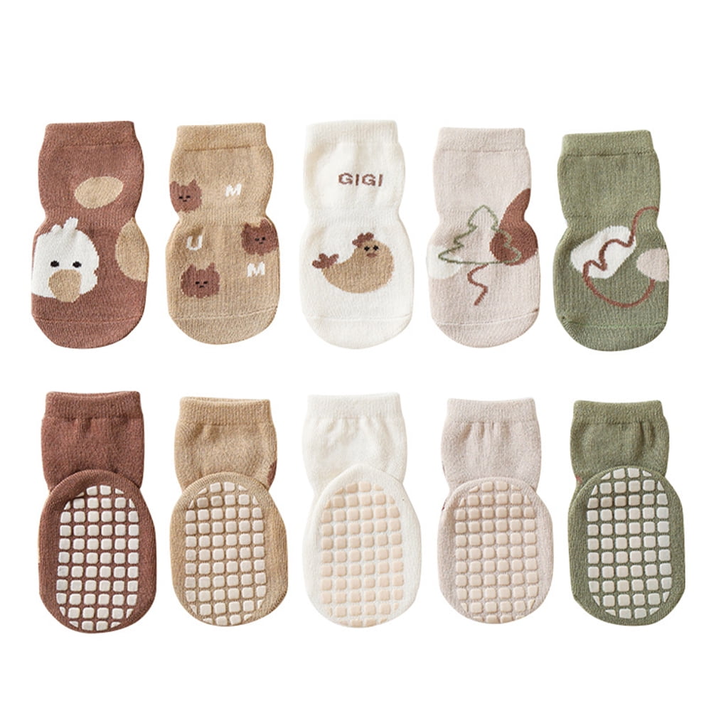 Click here for Funavi Girls & Boys Winter Warm Crawling Socks Wit... prices