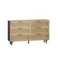 "Lulive 6-Drawer Rattan Dresser, 51.18"" Organizer Storage Cabinet for ...