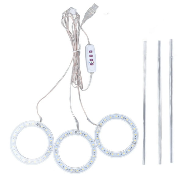 Luz LED de espectro completo para crecimiento de plantas, regulable por ...