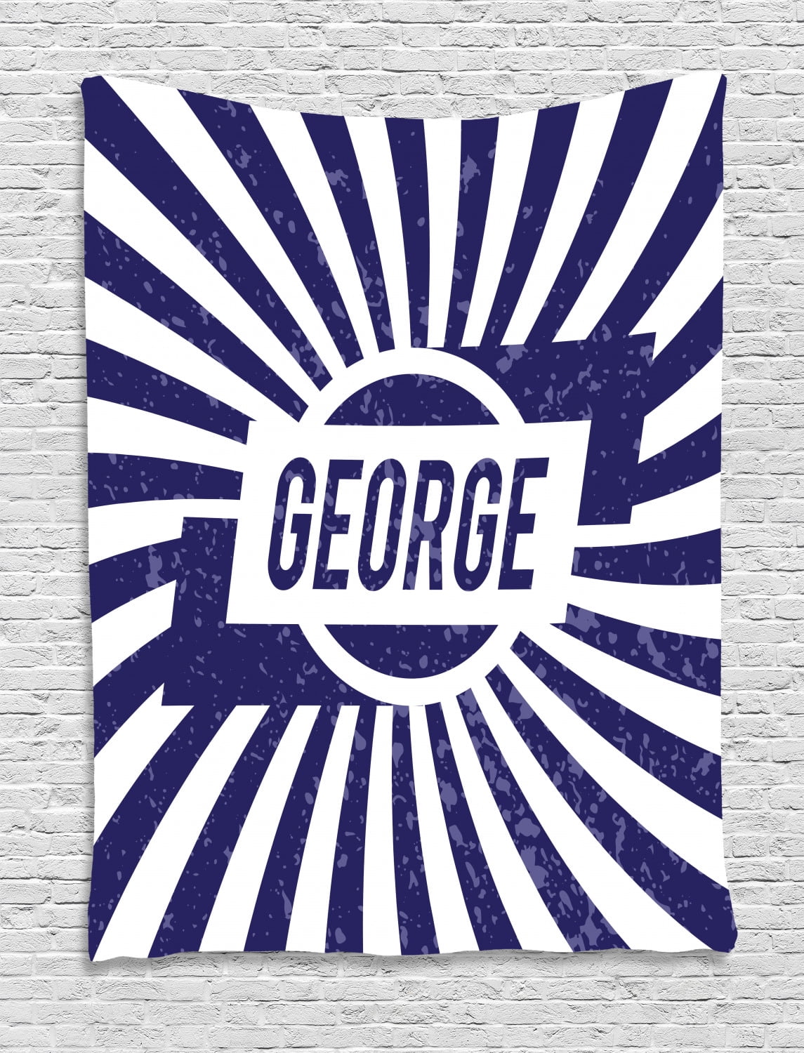 George Tapestry, Widespread Old English Given Name on Radial Backdrop ...