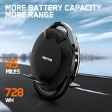 INMOTION V8S Electric Unicycle, 16 Inch, 22 MPH, 30° Climbing, 47 Miles ...