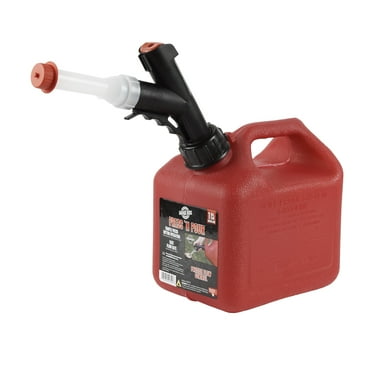 Scepter 1 Gallon Capacity SmartControl Gas Can, FR1G101, Red Fuel ...