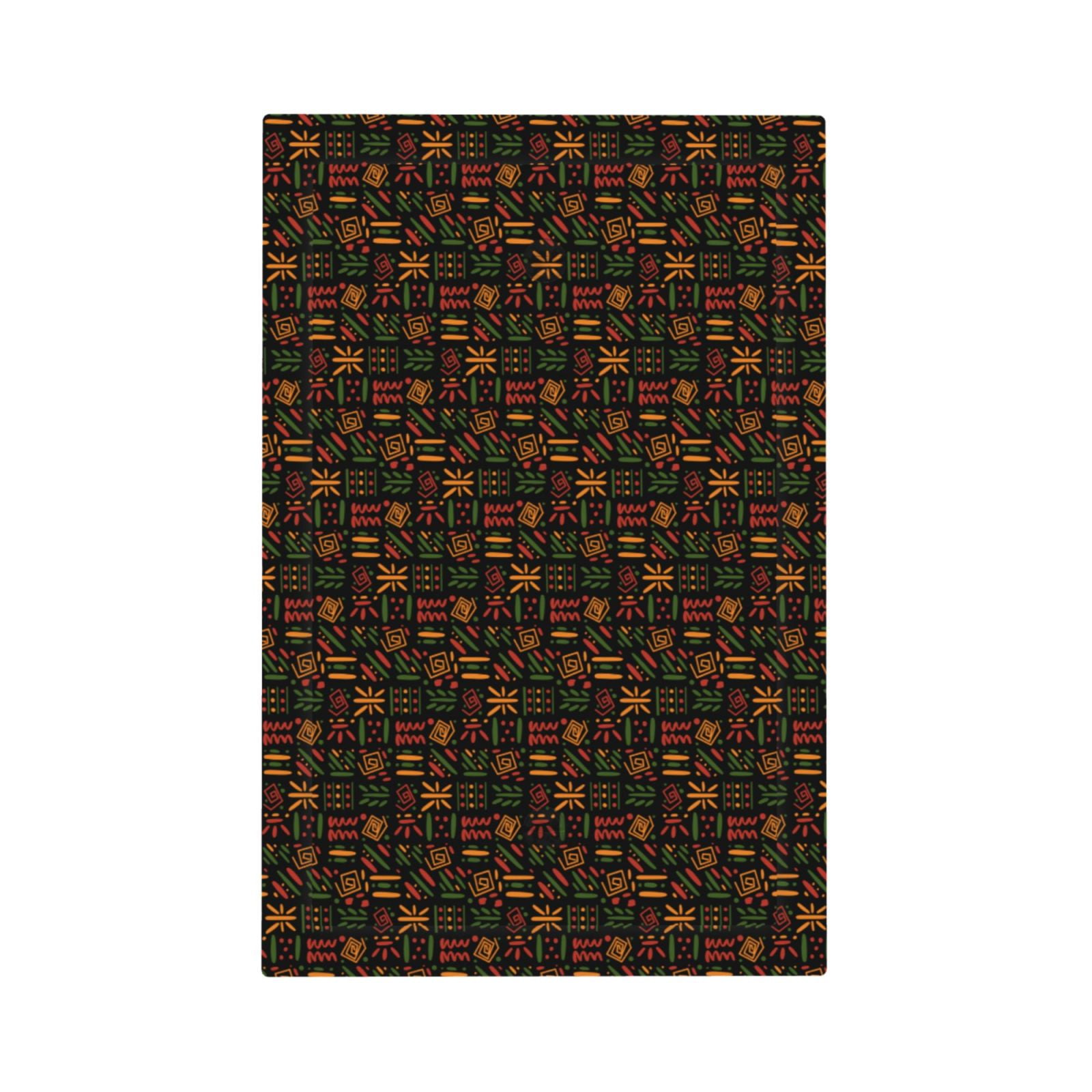 DouZhe 1-Gang Blank Wallplate, African Tribal Symbols Lines Decorative ...